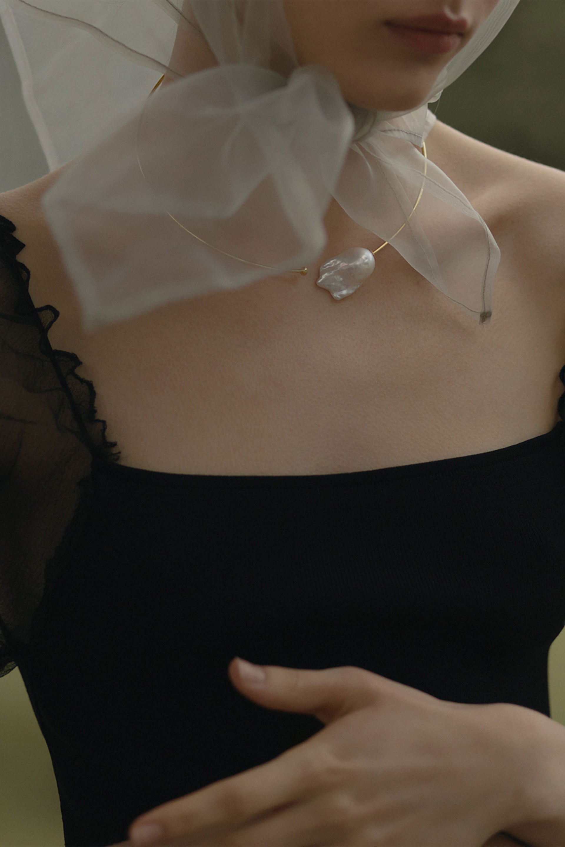 ORCHID22 Violet Choker | Necklace | OEUVR – OEUVR